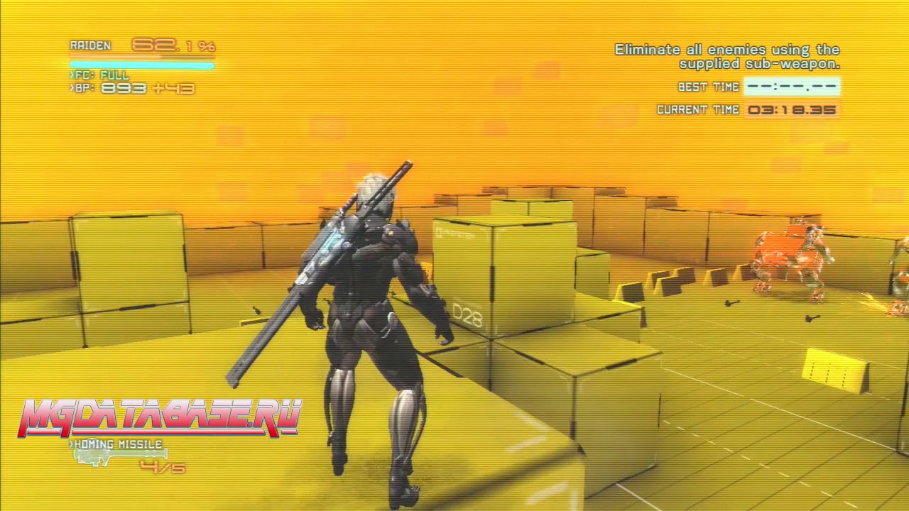 MGR Revengeance DLC DL VR Mission 28 Gold - YouTube