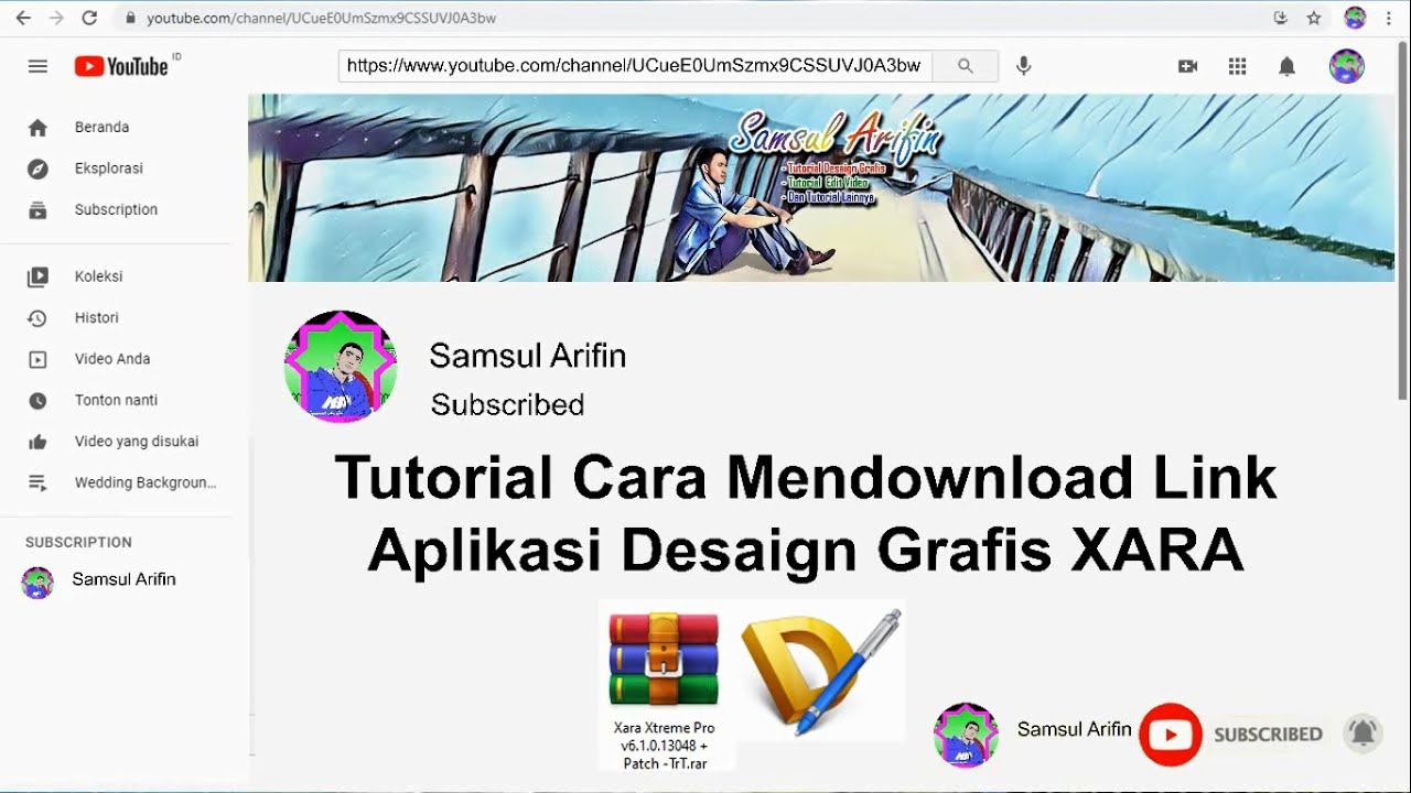 Tutorial Cara Mendownload Link Aplikasi Desaign Grafis XARA - YouTube