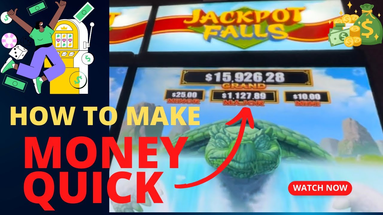 Jackpot Falls on some slots is easier than others in the casino - YouTube