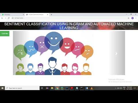 Sentiment Classiﬁcation using N-gram IDF and Automated Machine Learning   - PYTHON