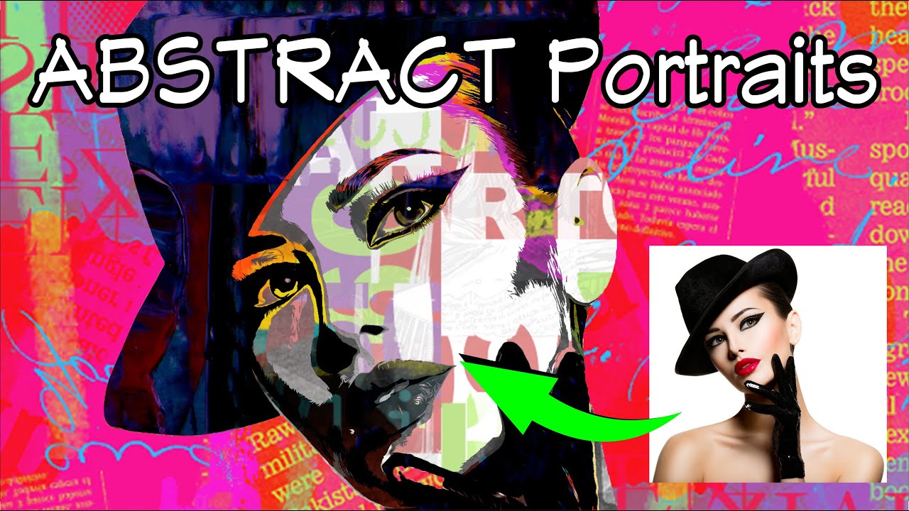 convert Image into ABSTRACT Portraits in Photoshop | Start to Finish ...