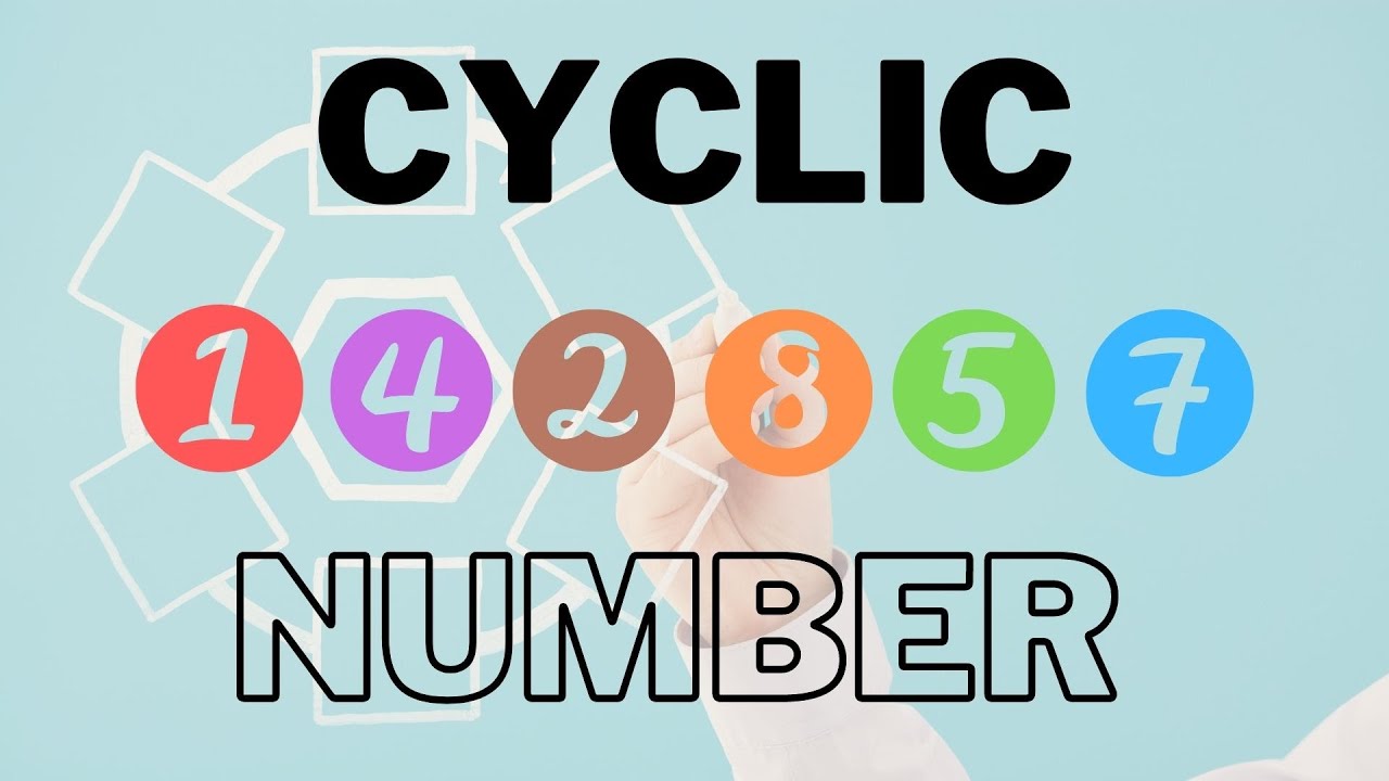4 - Cyclic Number | 142857 | Math Puzzle - YouTube