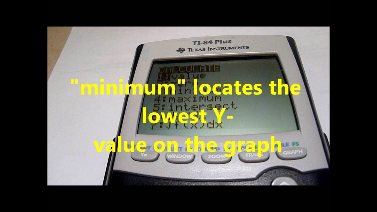 TI-84 Trace/Calc Function - YouTube