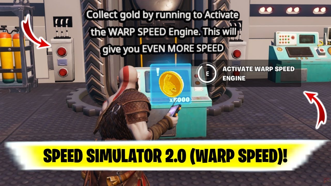 Fortnite SPEED SIMULATOR 2.0 Secrets (WARP SPEED ENGINE) | Speed ...
