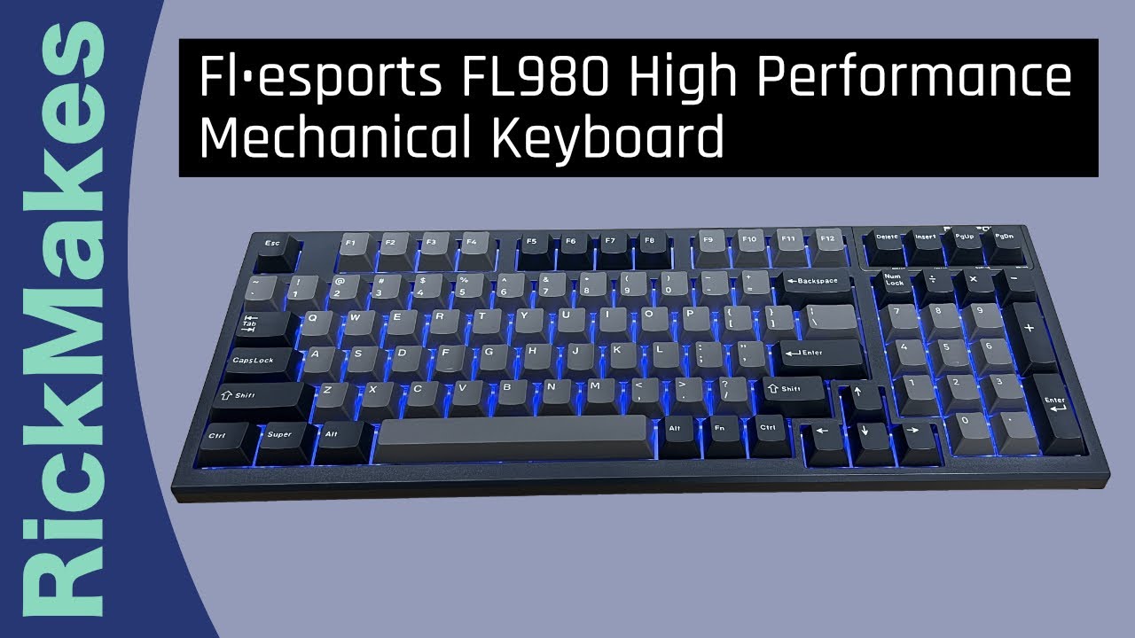 Fl•esports FL980 High Performance Mechanical Keyboard - YouTube