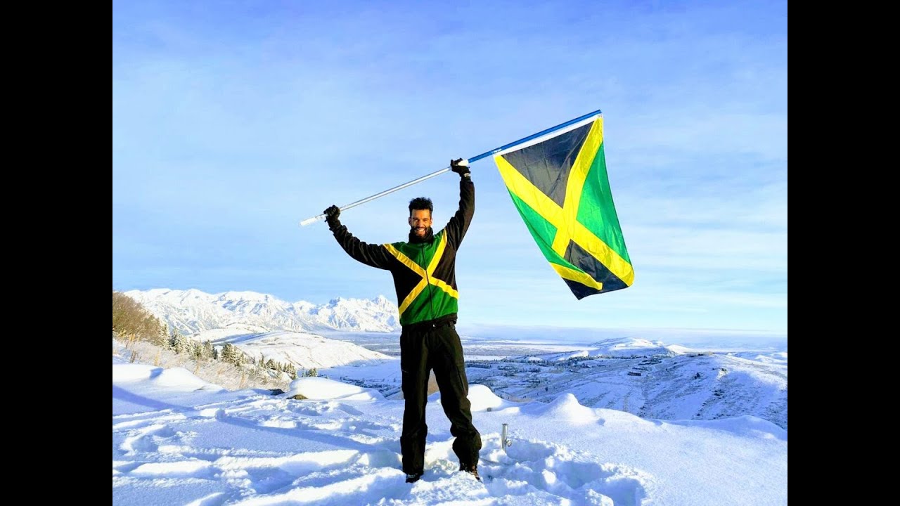 British-born Benjamin Alexander Jamaica's first Alpine Skier - YouTube