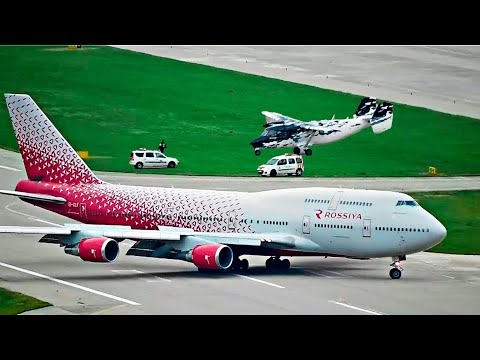 Ан-28 мелкий сел, а следом сразу Боинг 747. Этих двоих надо увидеть