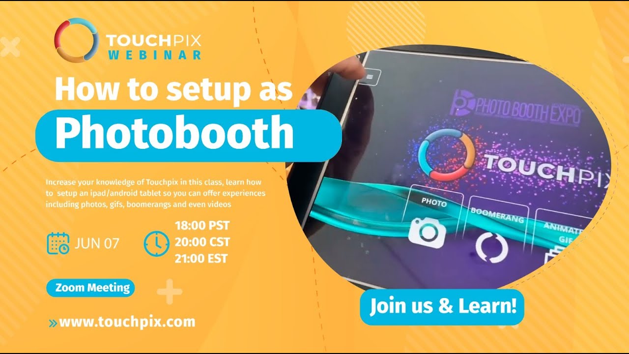 6-7-23 Touchpix Photo Booth Set Up Webinar - YouTube