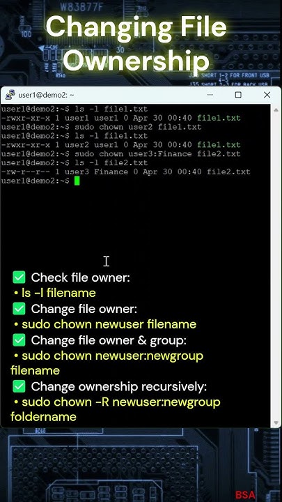 How to File Permissions & Ownership in Linux #coding #cybersecurity # ...
