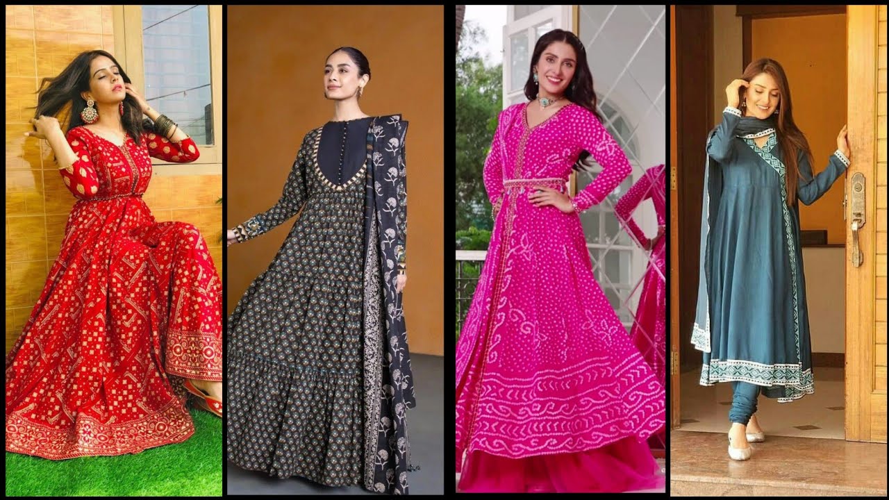 55+ Very beautiful Frock designing ideas with border || Frock designing ...