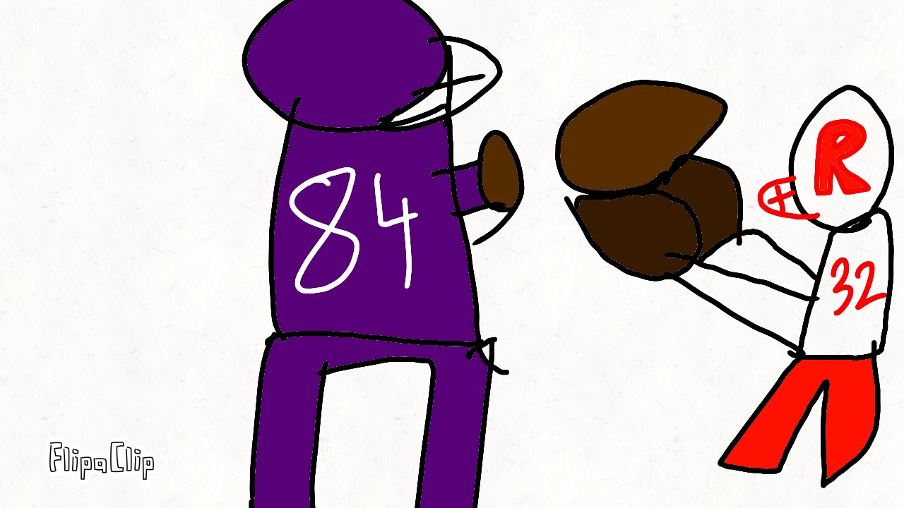 PURPLE VS RED [ANIMATION FOOTBALL LEAGUE] - YouTube