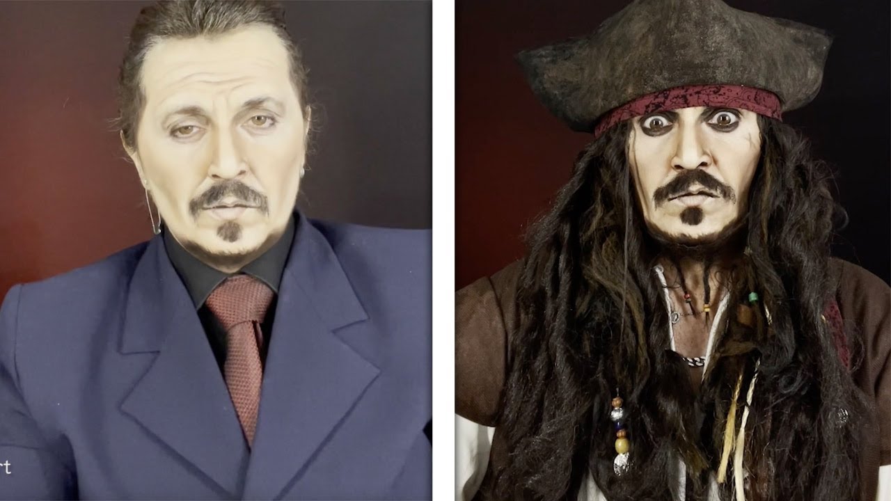 IS THAT JOHNNY DEPP?! Amazing Makeup Transformations - YouTube