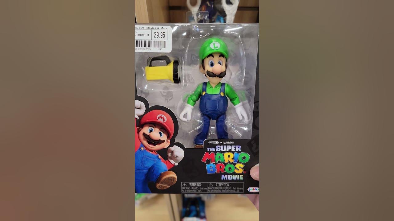 🔸spin Around🔸😁🙂nintendo The Super Mario Bros Movie Luigi Figure With