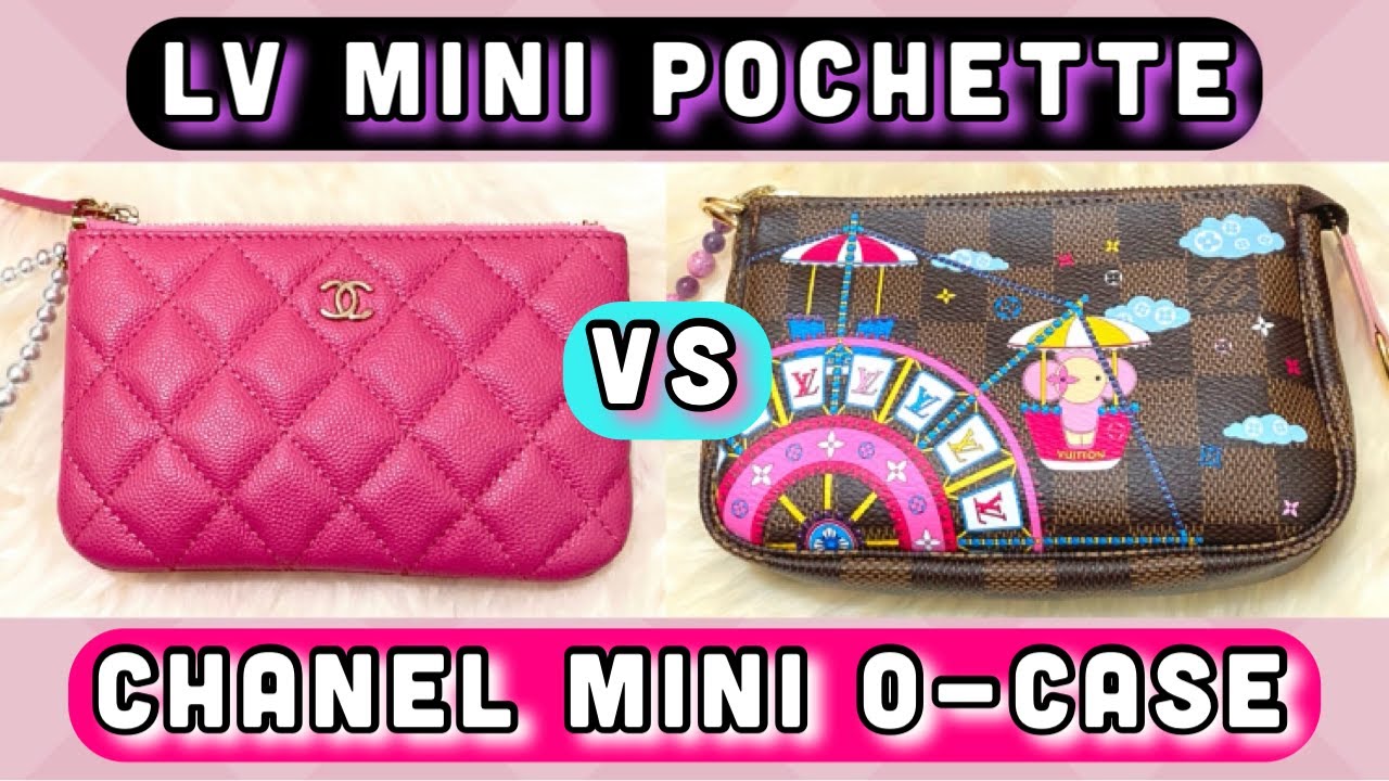 Chanel Mini O Case VS Louis Vuitton Mini Pochette Accessories + What ...