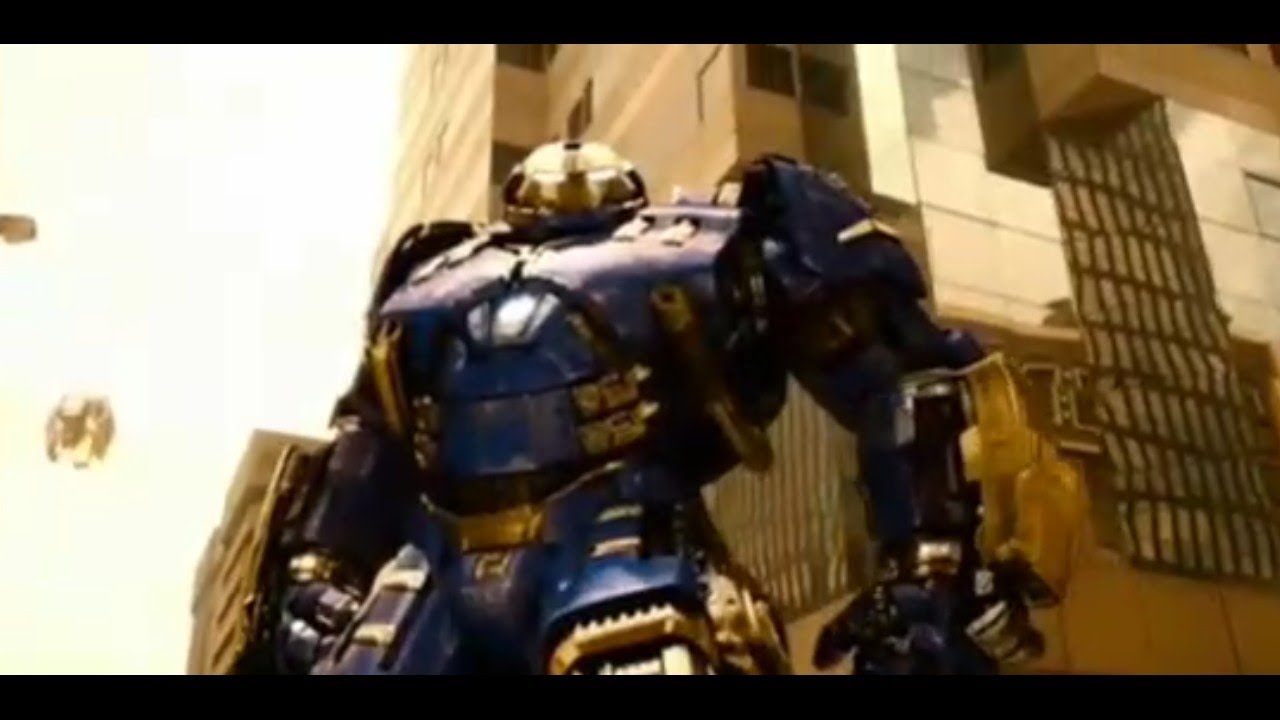 blue Hulkbuster vs hulk - YouTube