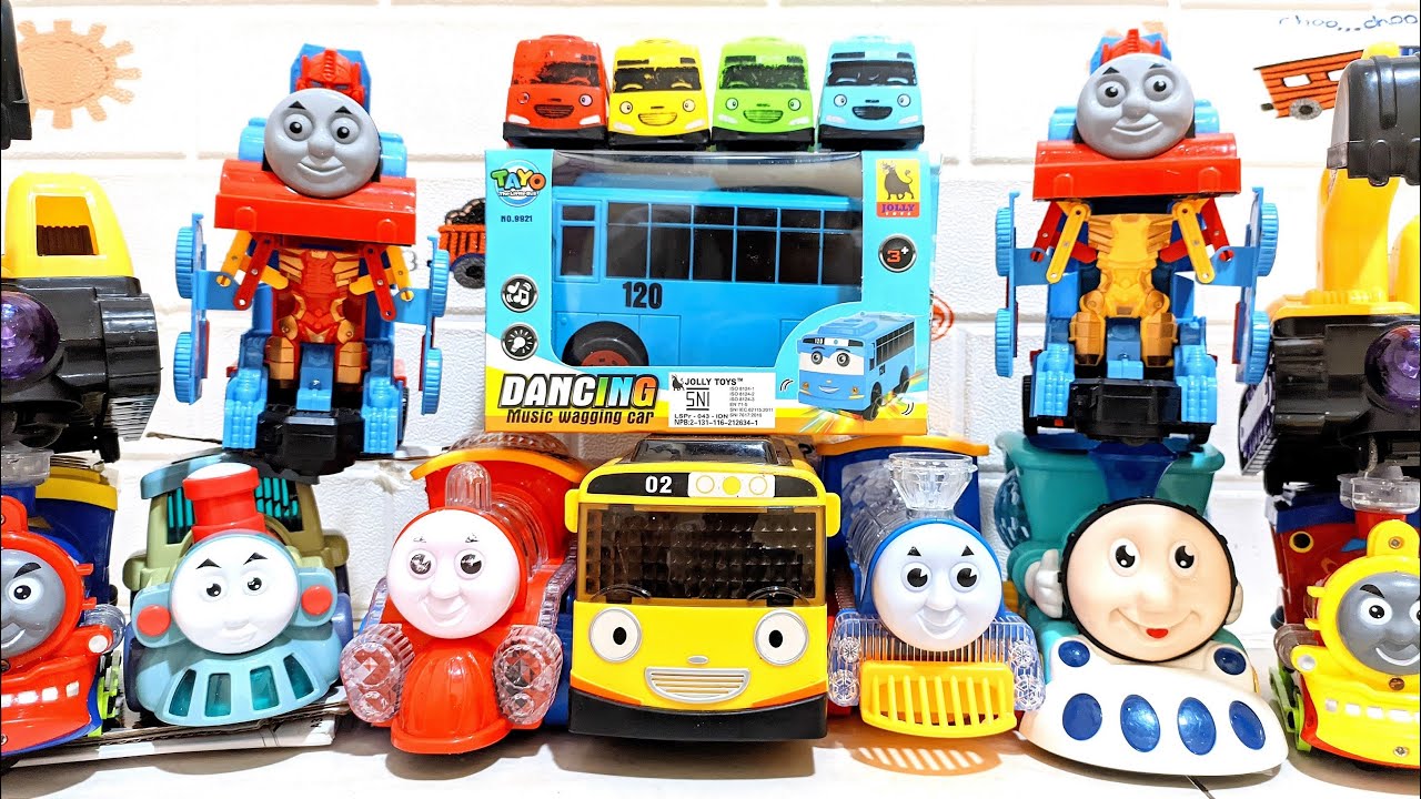 Kereta Thomas and Friends, Tayo Dancing ,Thomas Robot, Cartoon Train ...