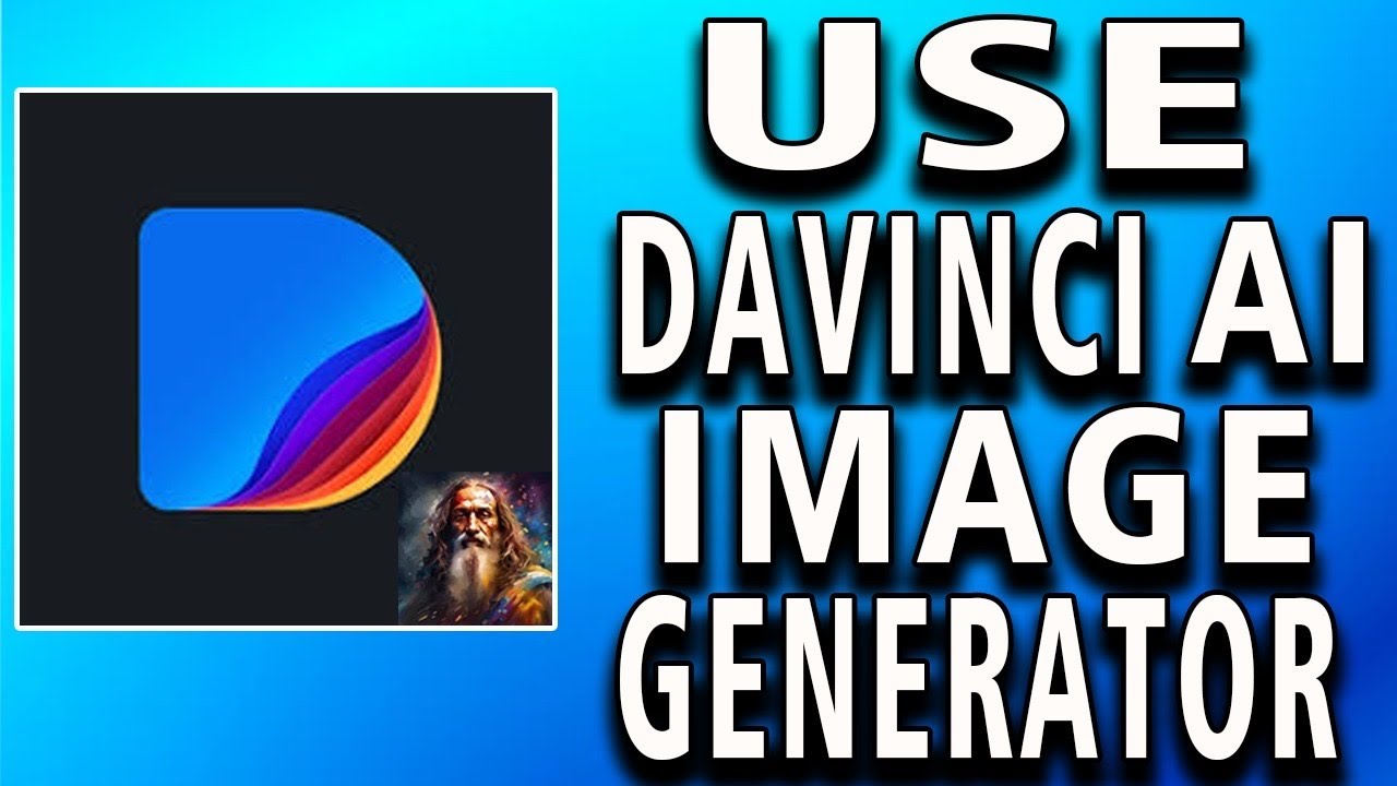 How to use DaVinci ai Image generator (full tutorial) - YouTube