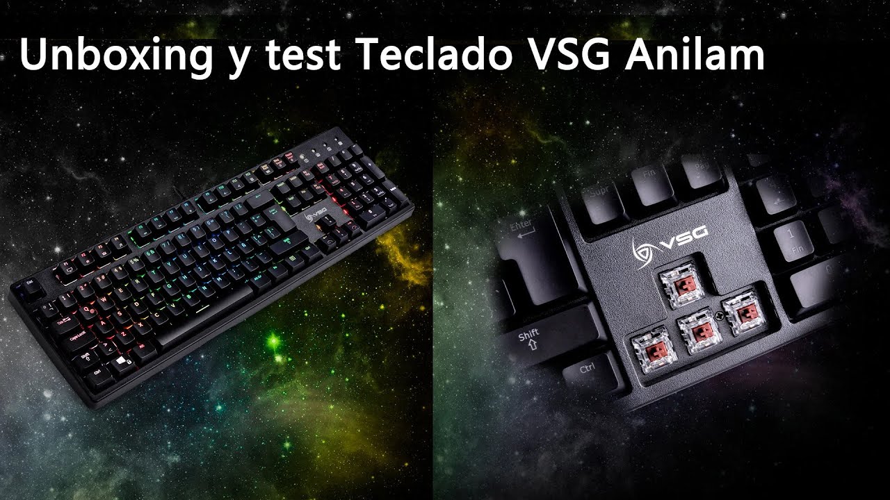 Unboxing teclado mecánico Gamer VSG ALNILAM - YouTube