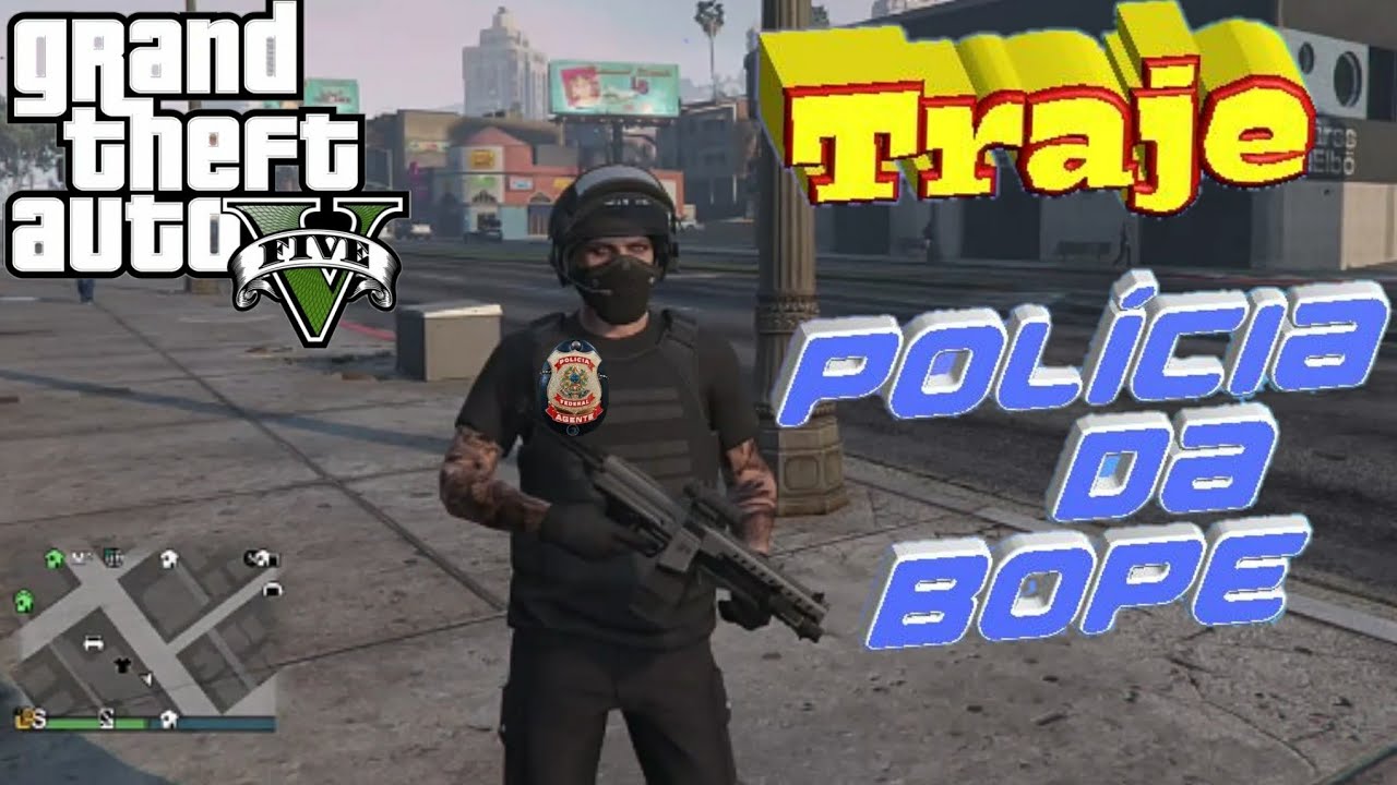 Como fazer o traje da POLÍCIA da BOPE GTA 5 ONLINE - YouTube