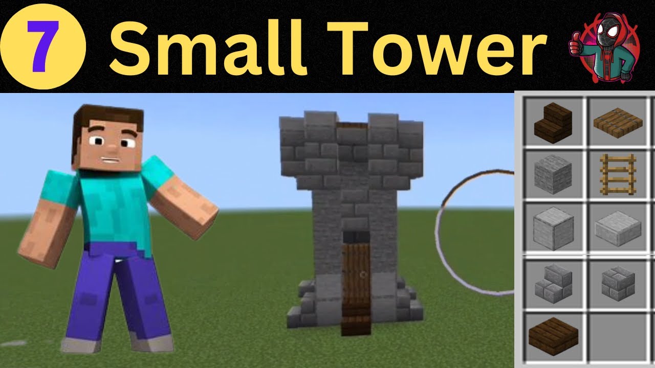 I built a Small Tower in Minecraft | Castle Mini Builds | Episode 7 ...