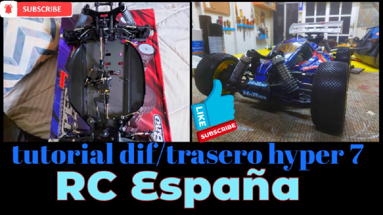 #HYPER 7 TQ SPORT🚀🏎#SETUP #DIFERENCIAL TRASERO🧰👨‍🔧#HOBAO #HYPER # ...