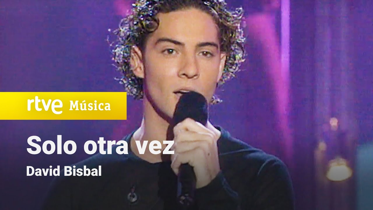 David Bisbal - "Solo otra vez" | Gala Final | Operación Triunfo 2001 ...