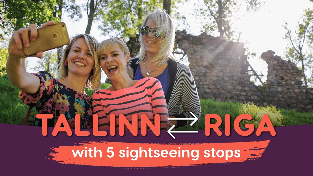 Tallinn-Riga (or Riga-Tallinn) Sightseeing Tour Bus - YouTube