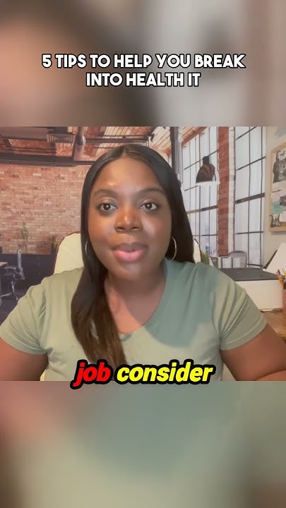 How To Break Into Health It 2024 Career Path Guide Youtube