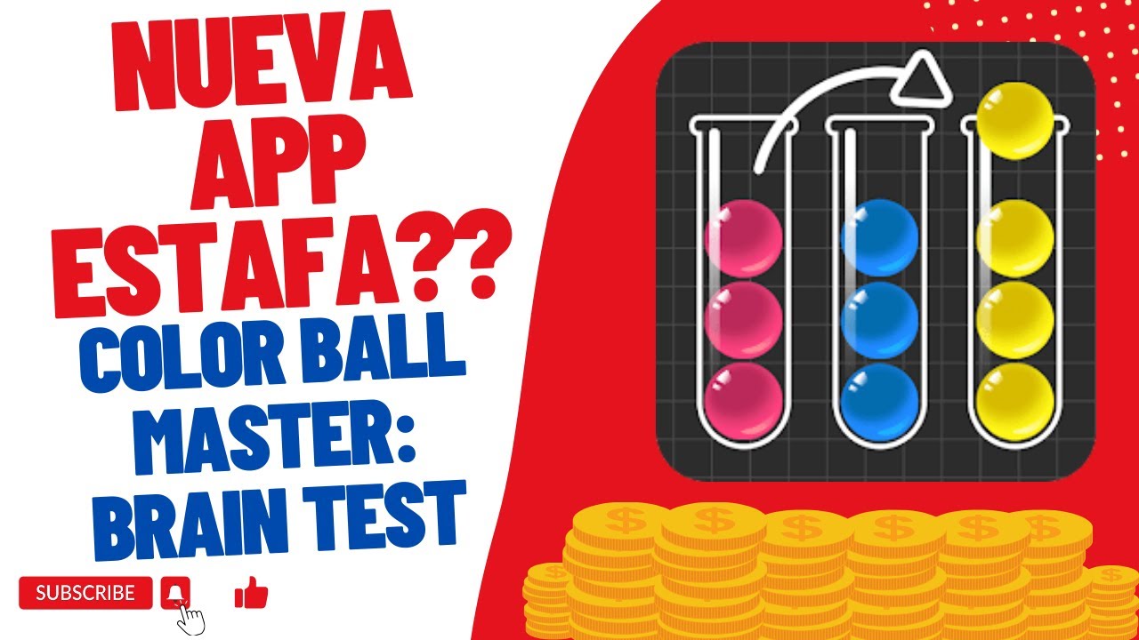 Color ball master: brain test – ¿Realmente paga? [Review] - YouTube
