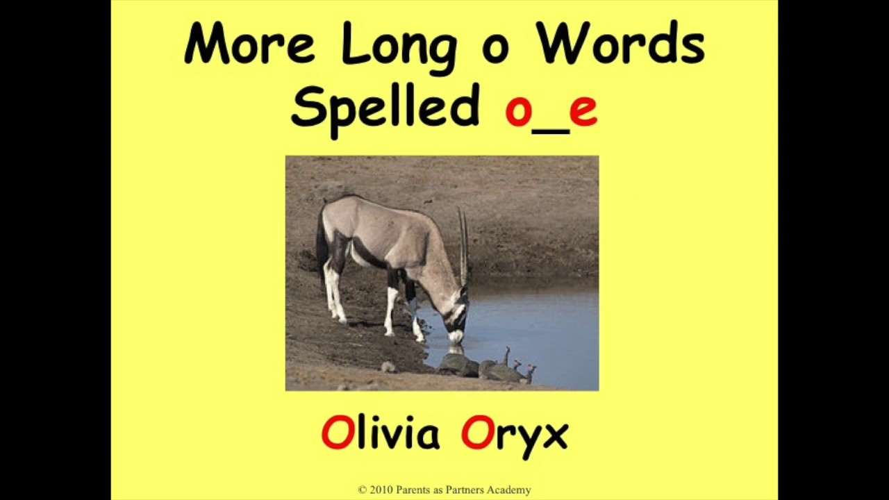 Long O Words Spelled O E And Nonsense Words YouTube long-o-words-spelled-o-e-and-nonsense-words-youtube