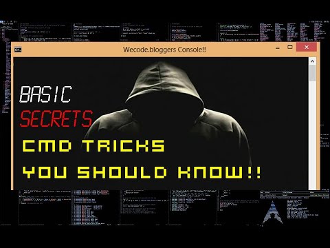 CMD Tricks and Hacks you should know || Impress your friends with this ...