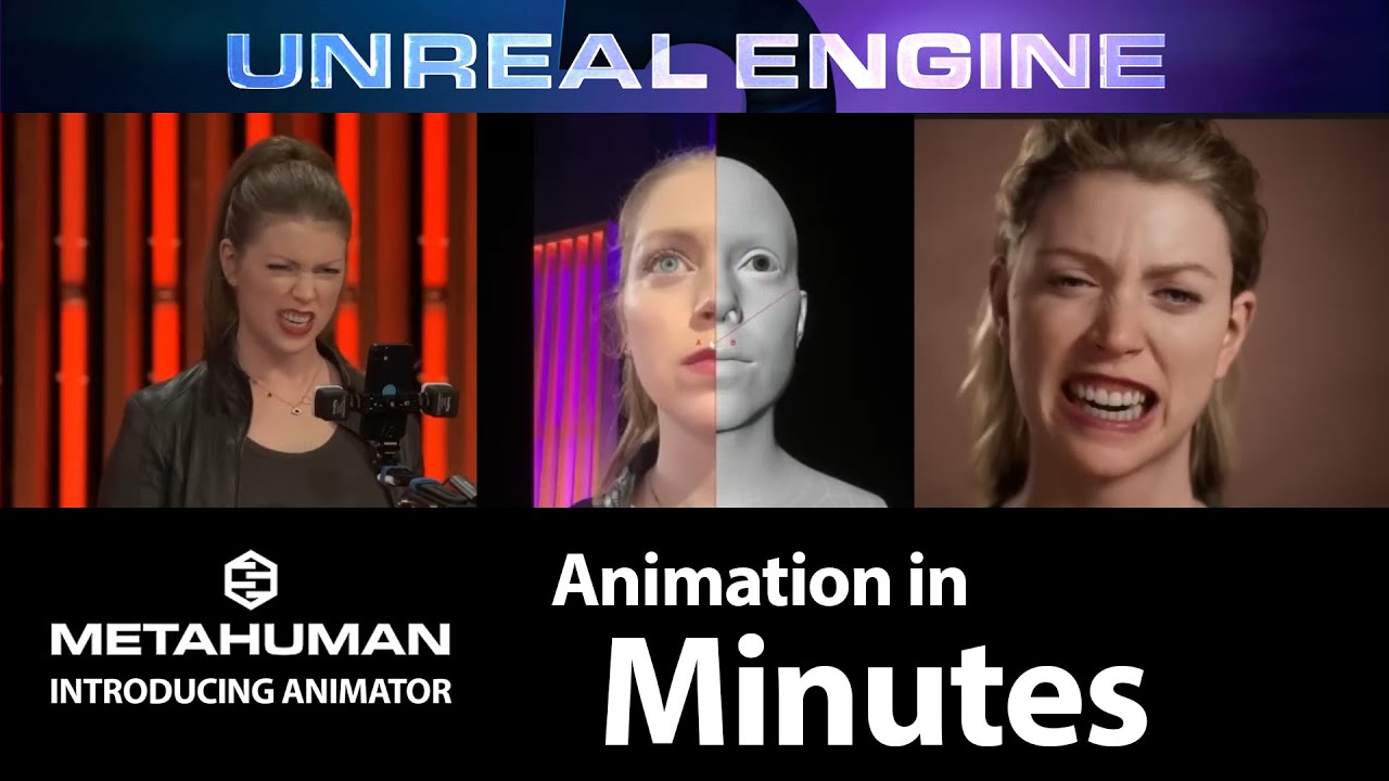 Animation in Minutes | UNREAL ENGINE | METAHUMAN ANIMATOR - YouTube