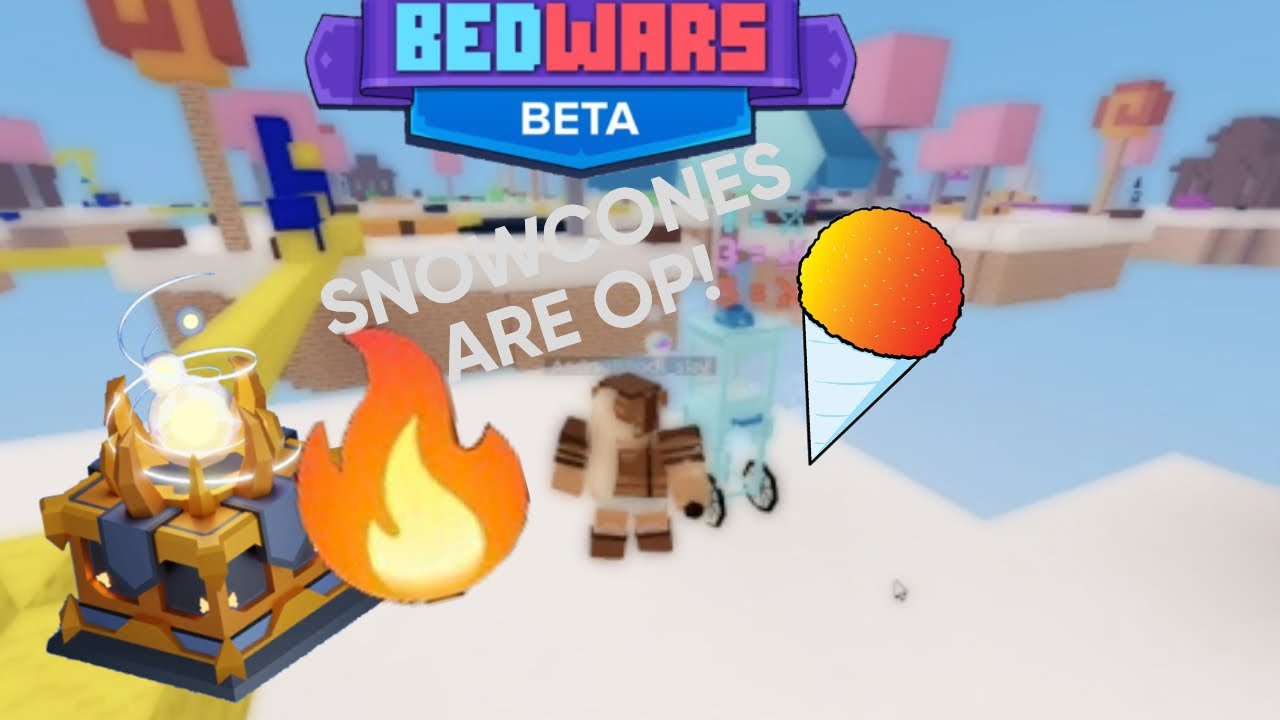Snow Cones are to good... | Roblox Bedwars | XSunflwerSunsetX - YouTube