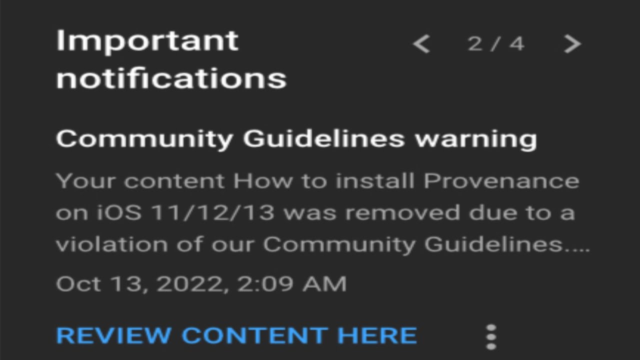 youtube moderation at their finest - YouTube