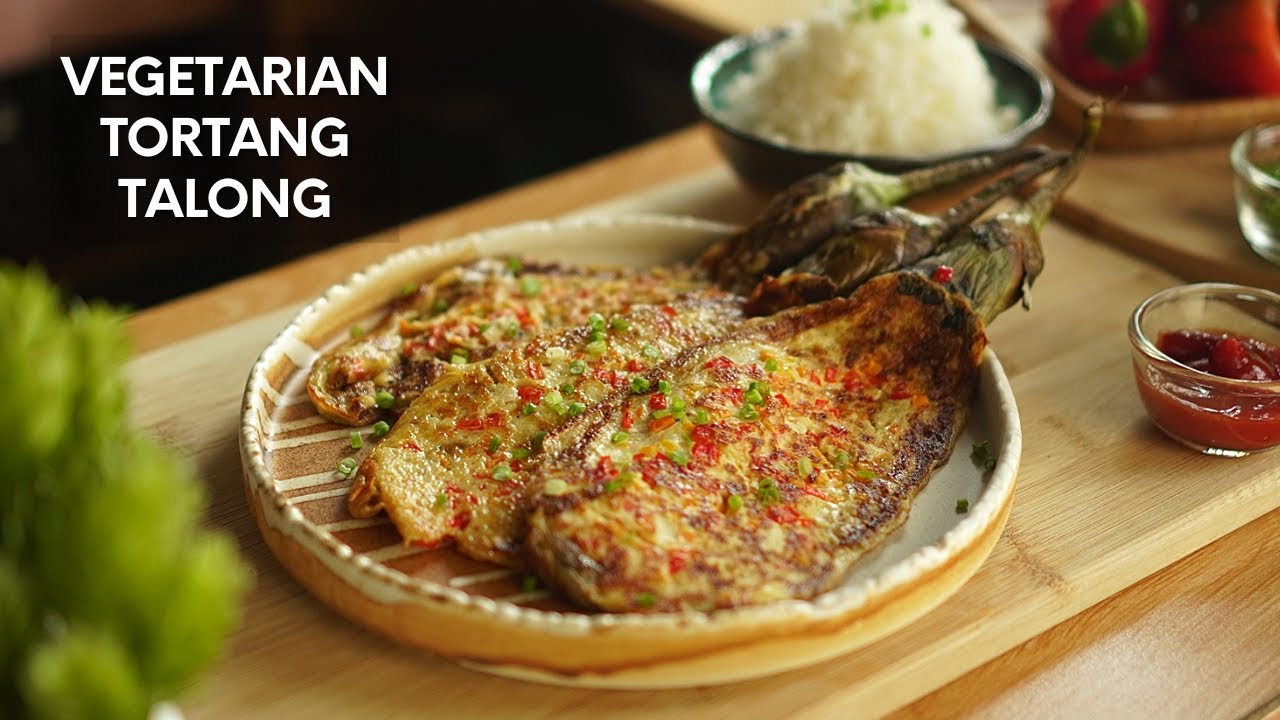 How to cook Tortang Talong | Filipino Vegetarian Eggplant Omelette ...