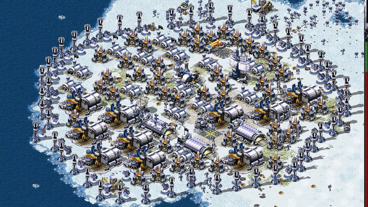 Yuri's Revenge Red Alert 2 Ice Age Version 5 Map Extra Hard AI Enemy ...