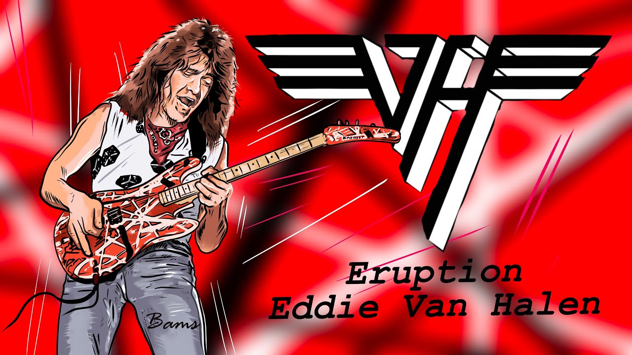 Drawing Eddie Van Halen - Eruption #vanhalen - YouTube