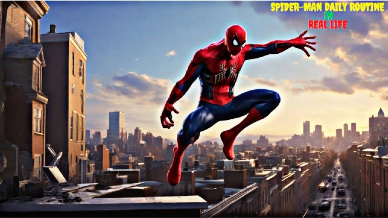 Spider-Man Daily Routine in Real Life | Spider-Man Late for School ...