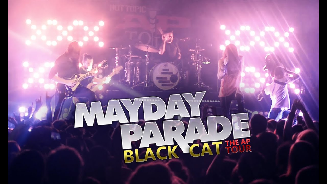 Mayday Parade - "Black Cat" LIVE! The AP Tour - YouTube