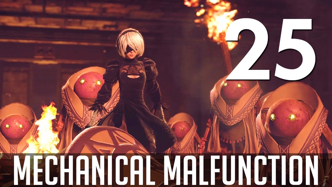 [25] Mechanical Malfunction (Let's Play NieR: Automata PC w/ GaLm ...