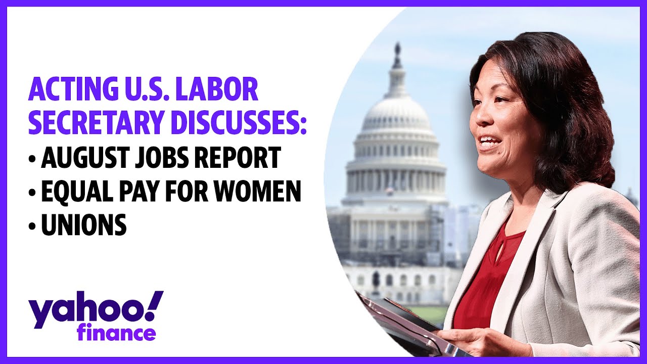 August jobs report: U.S. Acting Labor Secretary discusses the labor ...