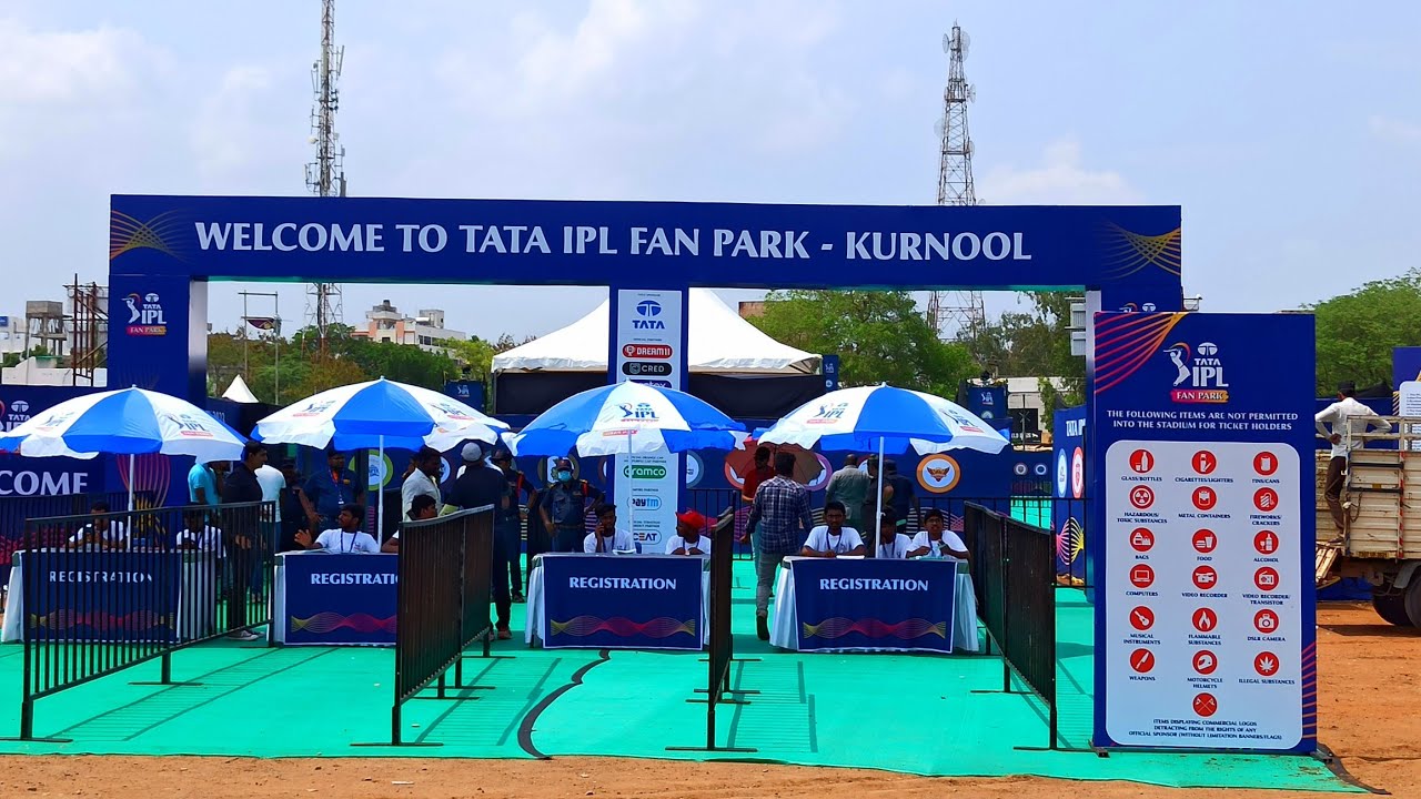 TATA IPL Fan Park in Kurnool 🥳 2023 - Location? Beauty of Kurnool City ...