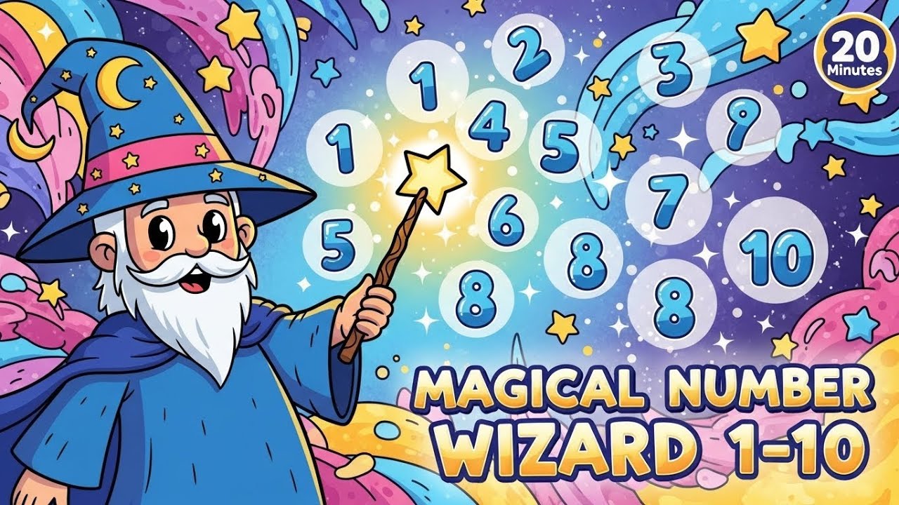 Magical Number Wizard 1–10 | Learn Counting with Fun Magic for Kids ...