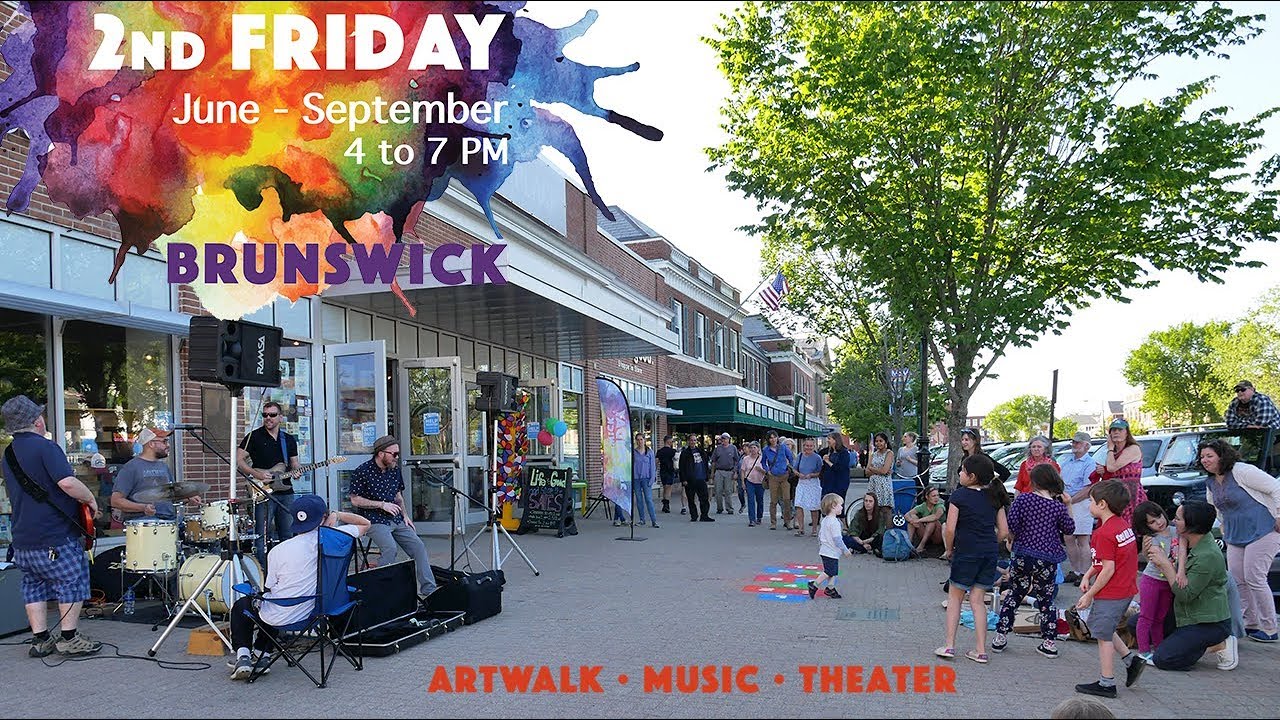 2ND Friday Brunswick: Artwalk, Music, Theater - YouTube