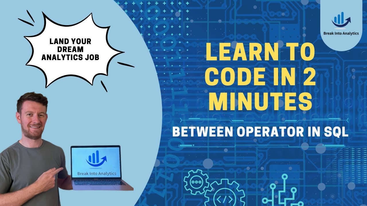 Learn to code in 2 minutes - BETWEEN operator in SQL! - YouTube