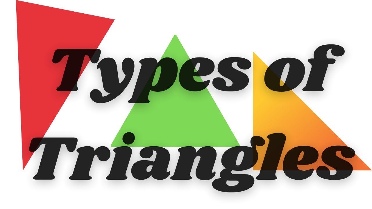 What are different types of triangles?|A video for 4th grade math - YouTube