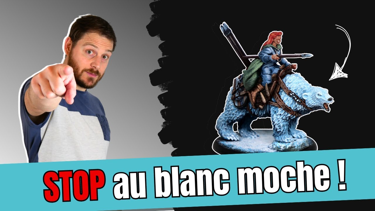 Comment peindre un blanc coloré - apprendre la peinture sur figurine ...