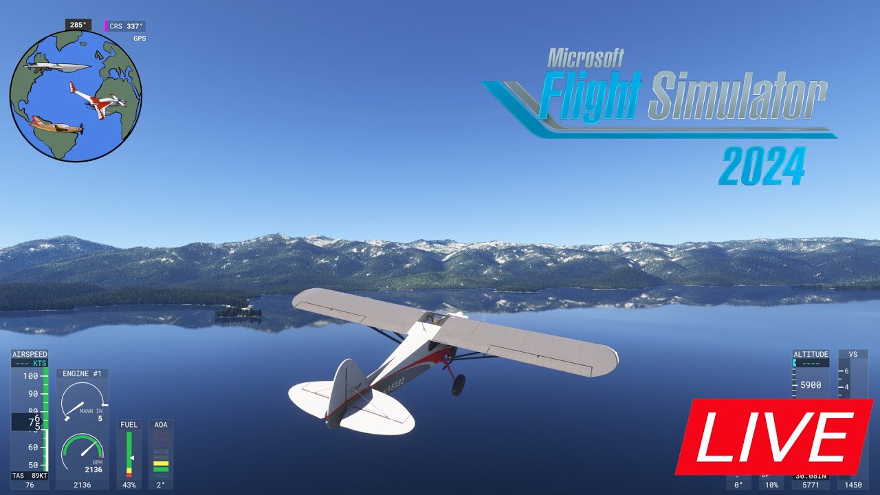 First Flight Stream In MSFS 2024 - YouTube