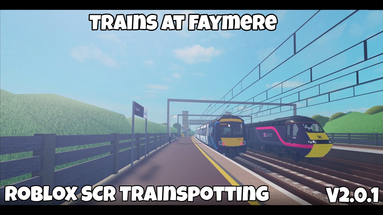 Trains at Faymere (Roblox Stepford County Railway Trainspotting) - YouTube