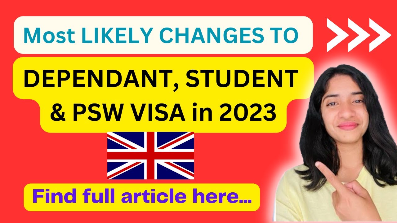 LATEST 2023 UK VISA UPDATES | DEPENDANT, STUDENT AND PSW VISA | Latest ...
